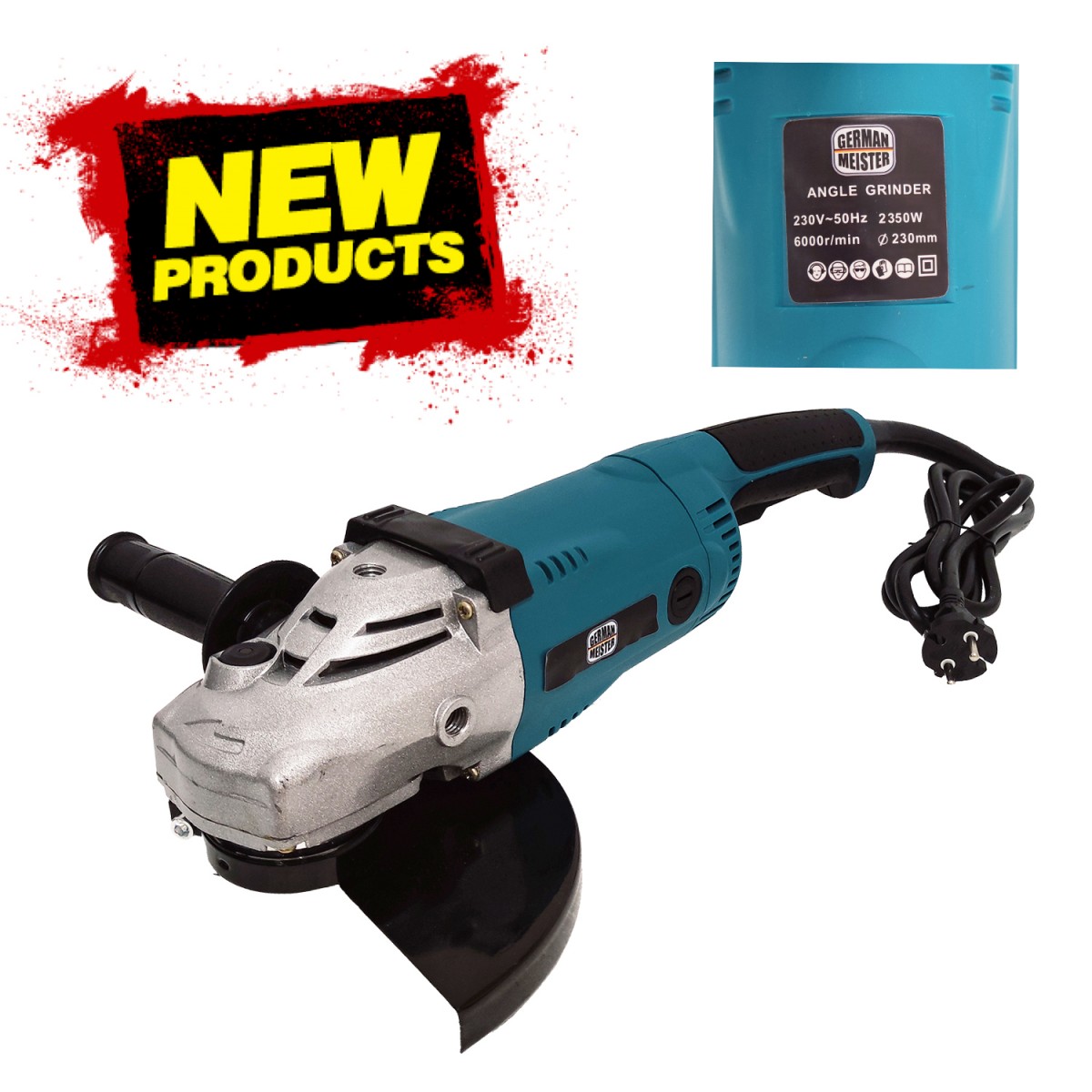Polizor unghiular , Flex electric German Meister , Model Nou , 2350 W ...